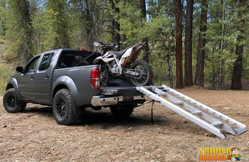 Step Ramp 5-Step Folding Aluminum Dirt Bike Ramp