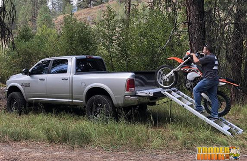 Step Ramp 6-Step Folding Aluminum Dirt Bike Ramp